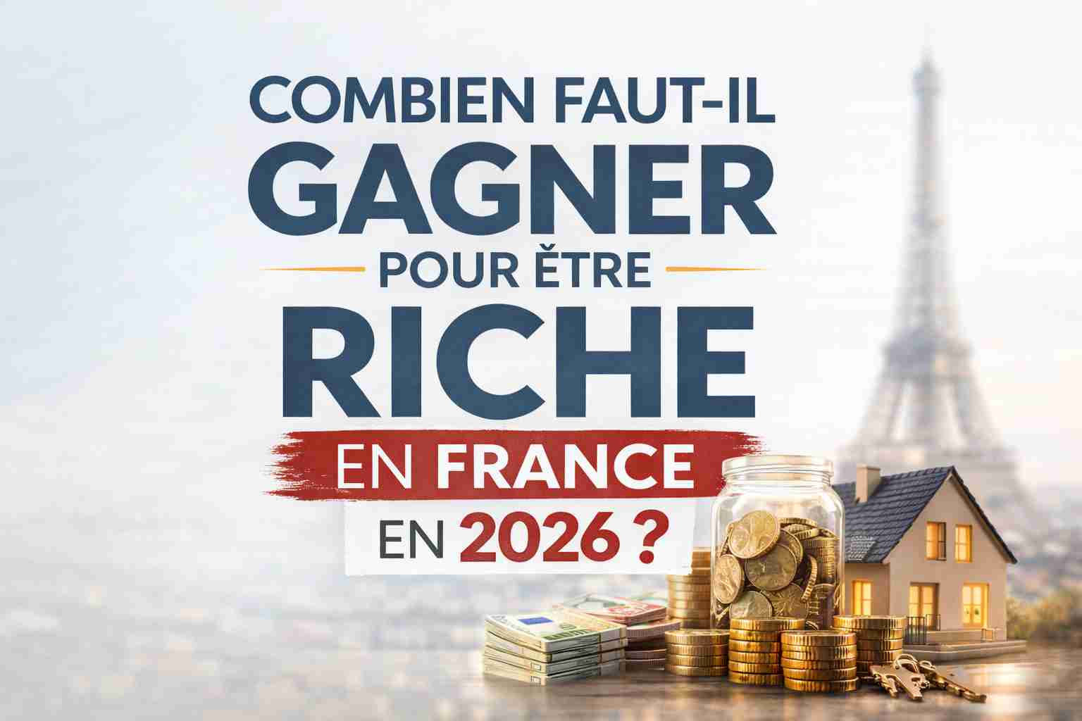 Combien faut-il gagner pour être riche en France en 2026 ? - Le Conseil ...
